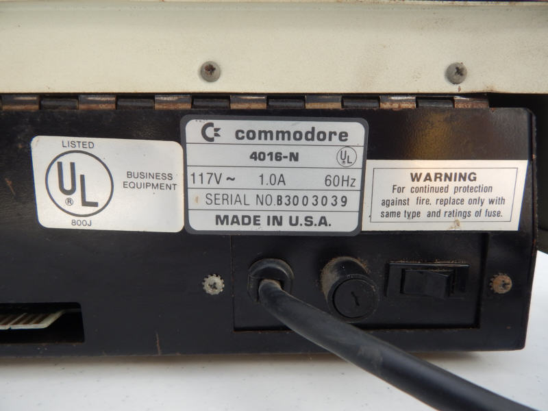 commodore pet 4016